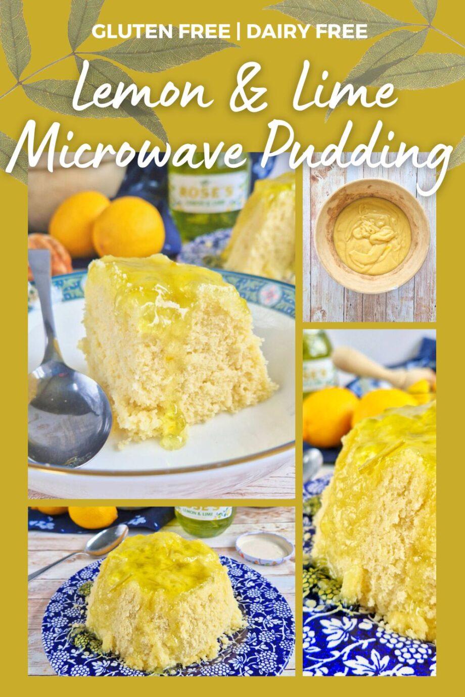 Microwave Gluten Free Lemon and Lime Sponge Pudding - Glutarama